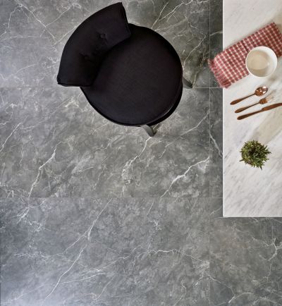Ca' Pietra Tribeca Porcelain Anthracite Marble effect