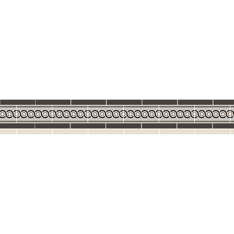 Original Style Simple Border 4 Victorian Floor Border Pattern Tiles