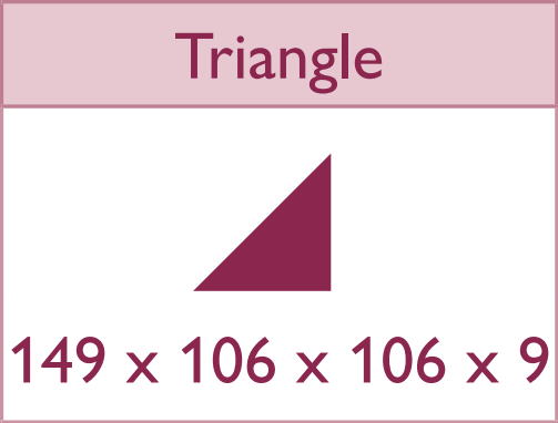 Original Style Brown Triangle Victorian Floor Tile IM-0021105