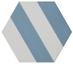 Ca' Pietra Neapolitan Porcelain Blue Striped - Tiles at Source - Tiles