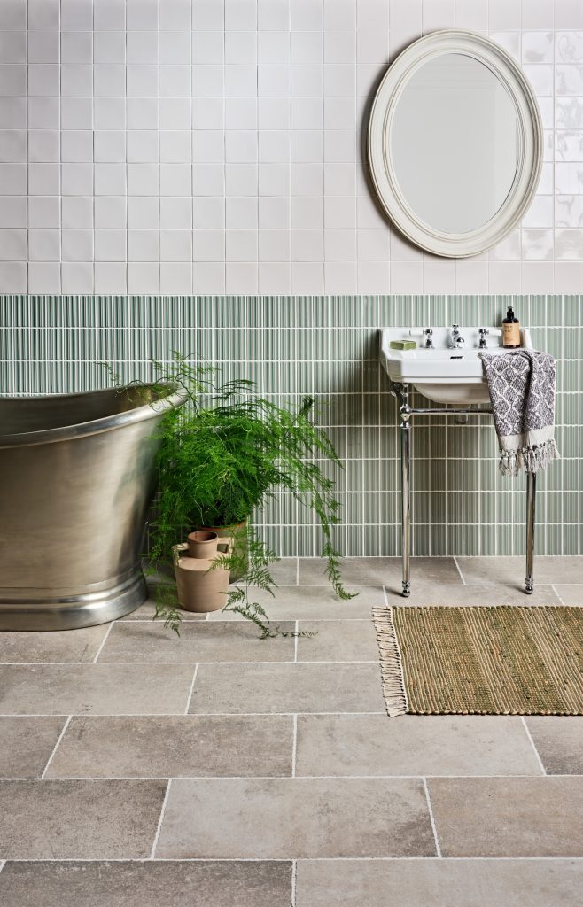 Ca' Pietra Tunstall Ceramic Red Coral Square - Tiles at Source